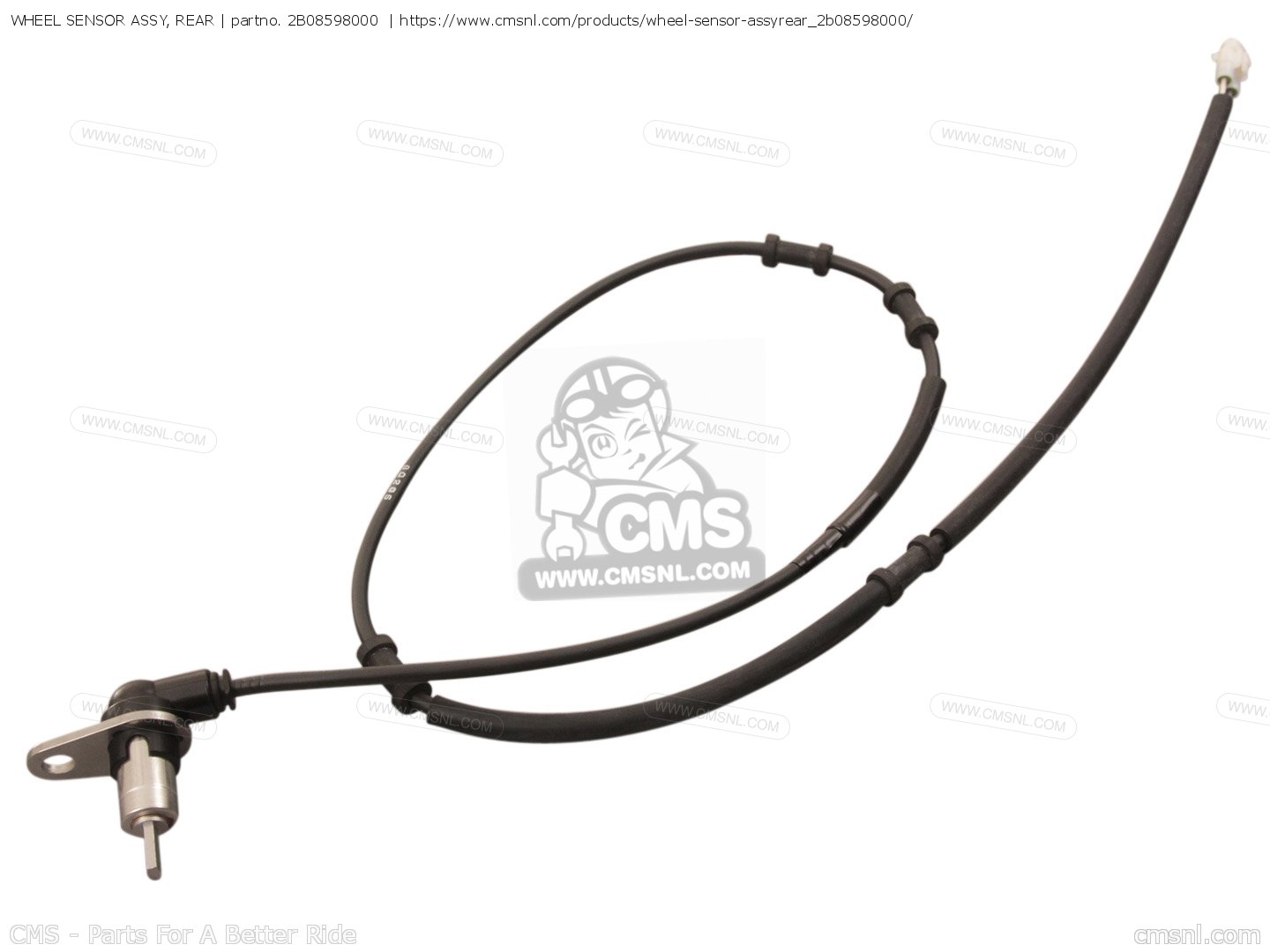 2B08598000: Wheel Sensor Assy, Rear Yamaha - buy the 2B0-85980-00 at CMSNL