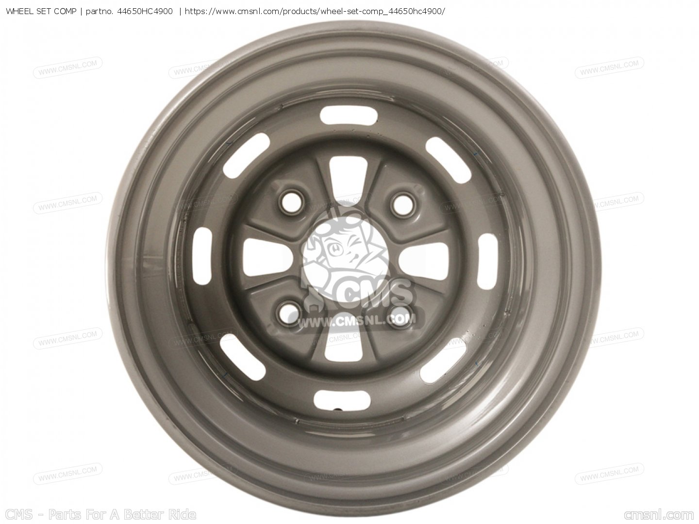 44650HC4900: WHEEL SET COMP Honda - buy the 44650-HC4-900 at CMSNL