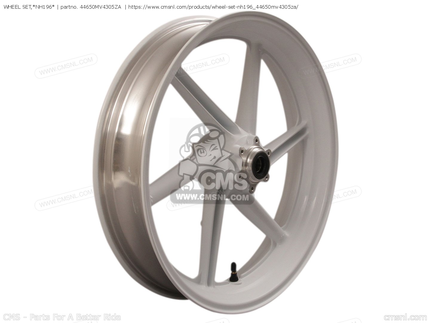 44650MV4305ZA: Wheel Set,*nh196* Honda - buy the 44650-MV4-305ZA at CMSNL