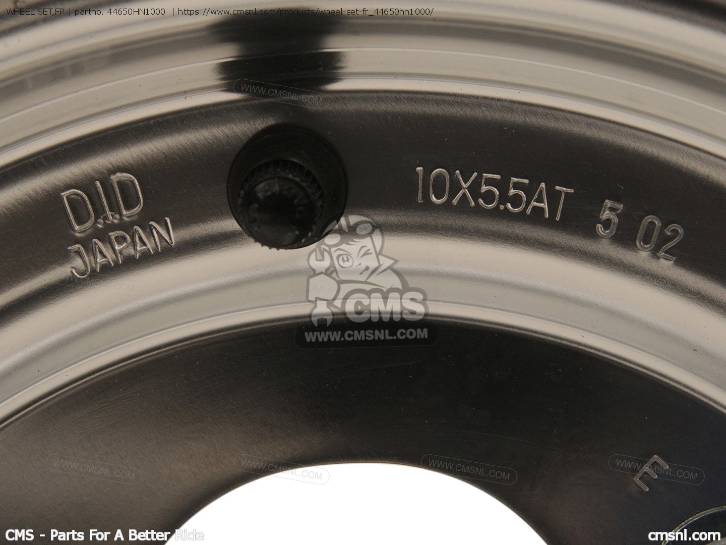 44650HN1000: WHEEL SET,FR Honda - buy the 44650-HN1-000 at CMSNL