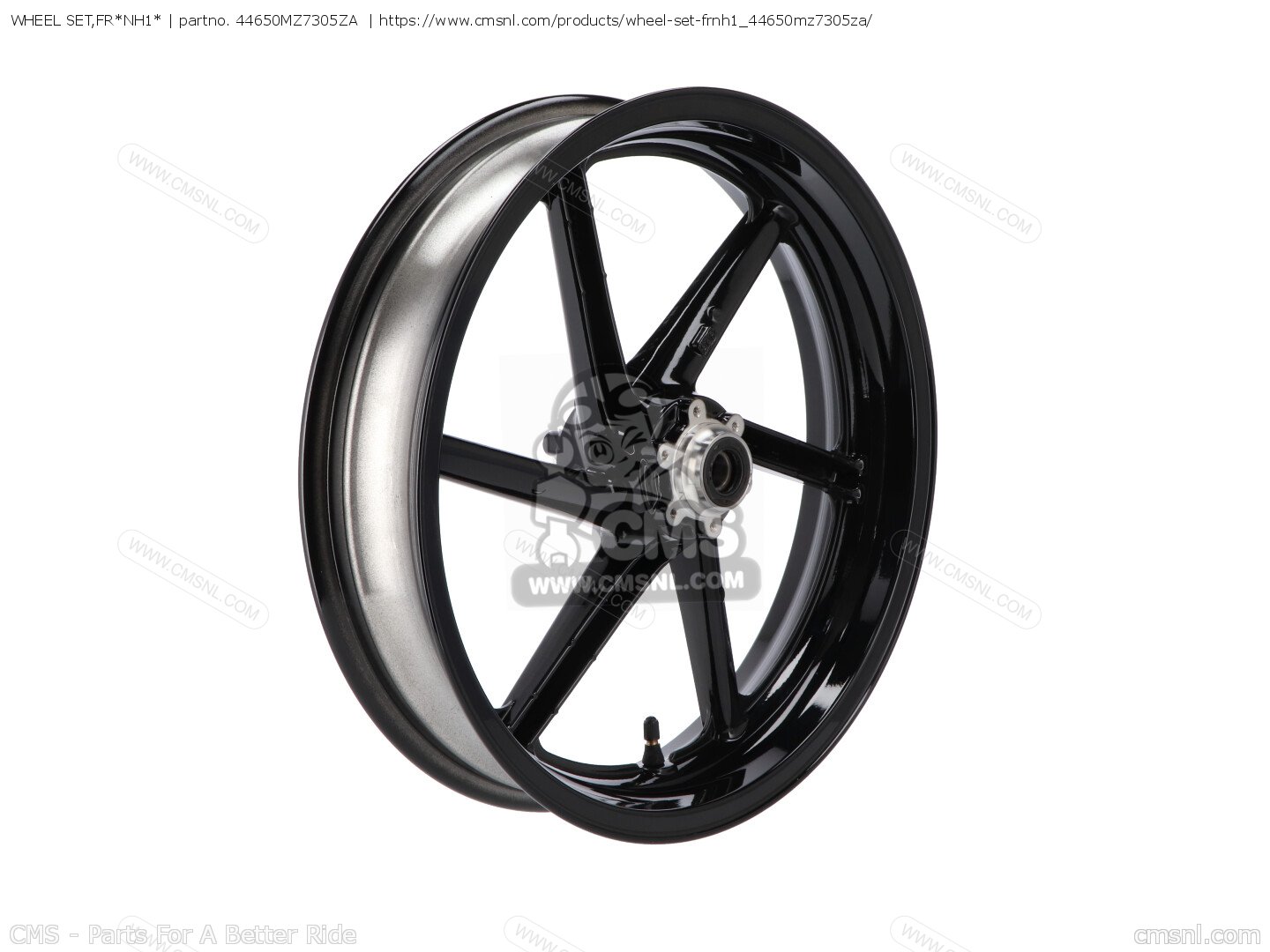 44650MZ7305ZA: WHEEL SET,FR*NH1* Honda - buy the 44650-MZ7-305ZA at CMSNL