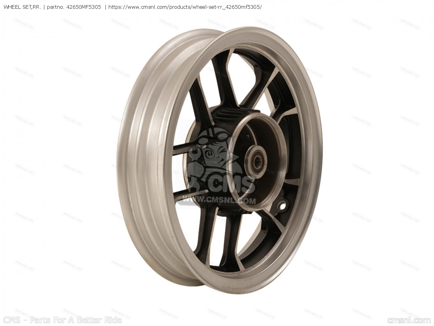 42650MF5305: WHEEL SET,RR. Honda - buy the 42650-MF5-305 at CMSNL