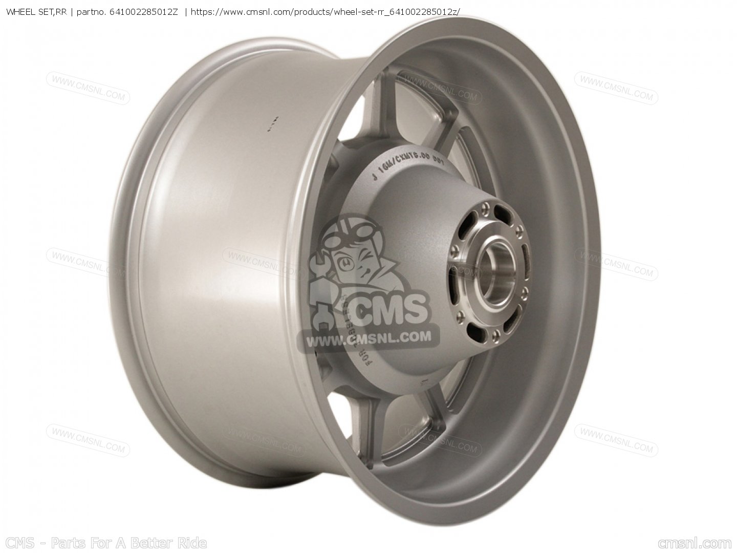 641002285012Z: WHEEL SET,RR Suzuki - buy the 64100-22850-12Z at CMSNL