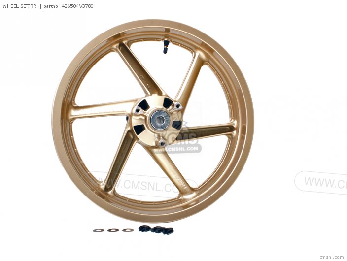 42650KV3780: WHEEL SET,RR. Honda - buy the 42650-KV3-780 at CMSNL