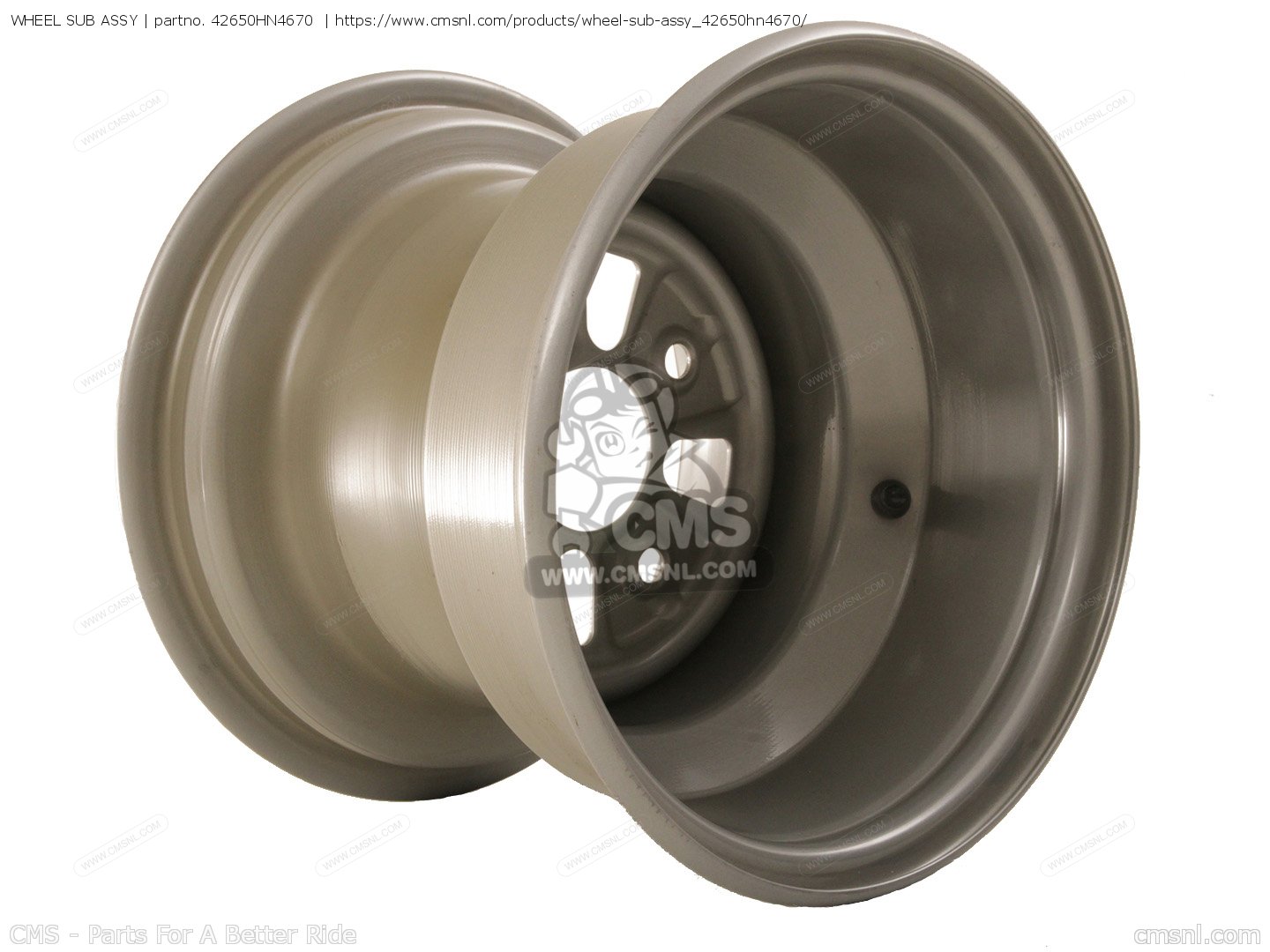 42650HN4670: WHEEL SUB ASSY Honda - buy the 42650-HN4-670 at CMSNL