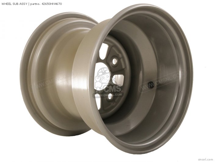 42650HN4670: WHEEL SUB ASSY Honda - buy the 42650-HN4-670 at CMSNL
