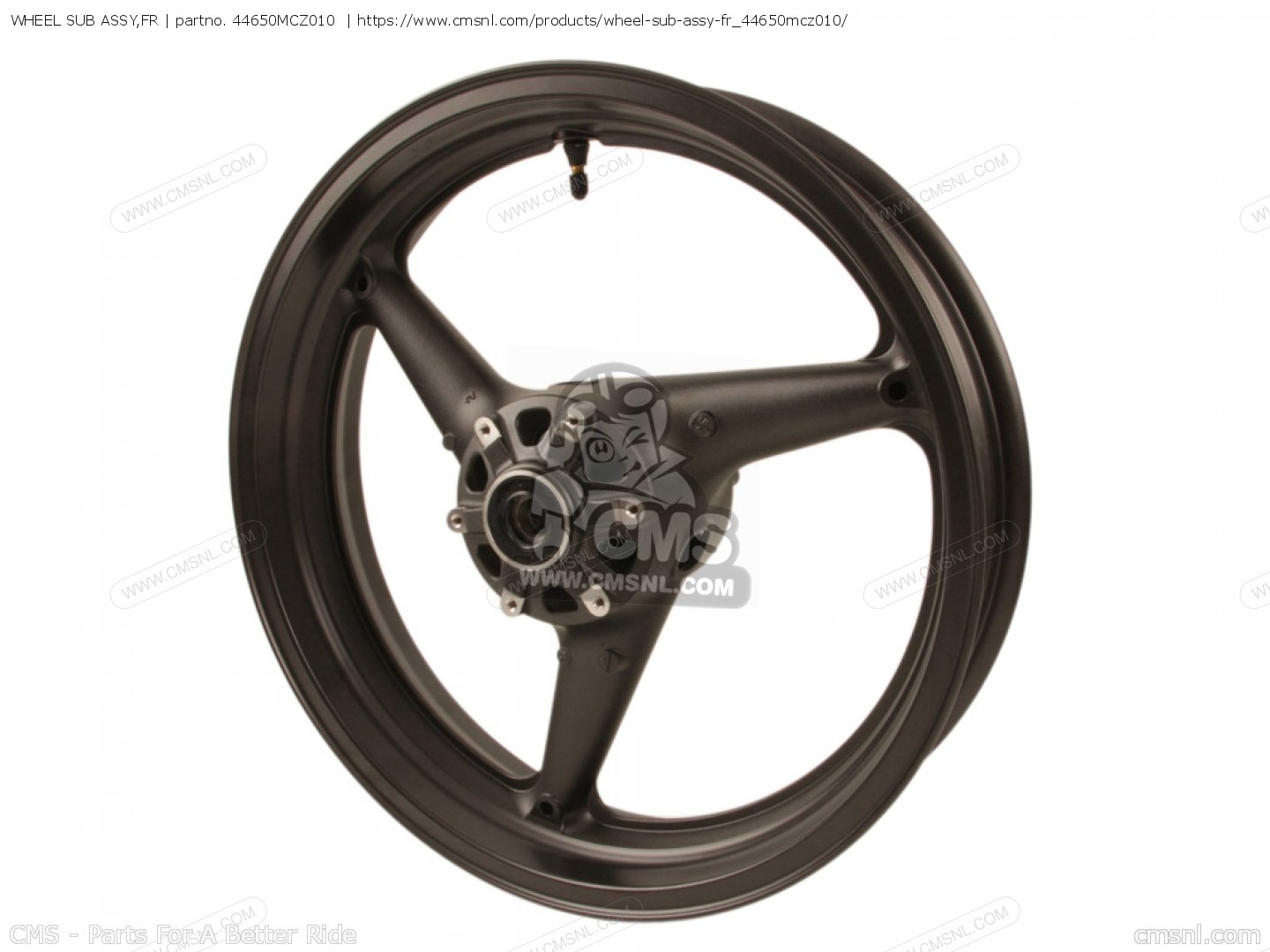 44650MCZ010: Wheel Sub Assy,fr Honda - buy the 44650-MCZ-010 at CMSNL