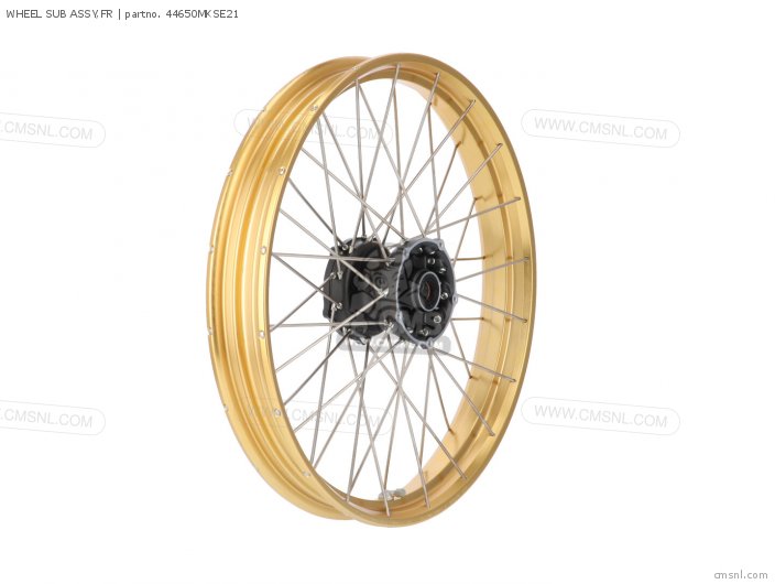 44650MKSE21: WHEEL SUB ASSY,FR Honda - buy the 44650-MKS-E21 at CMSNL