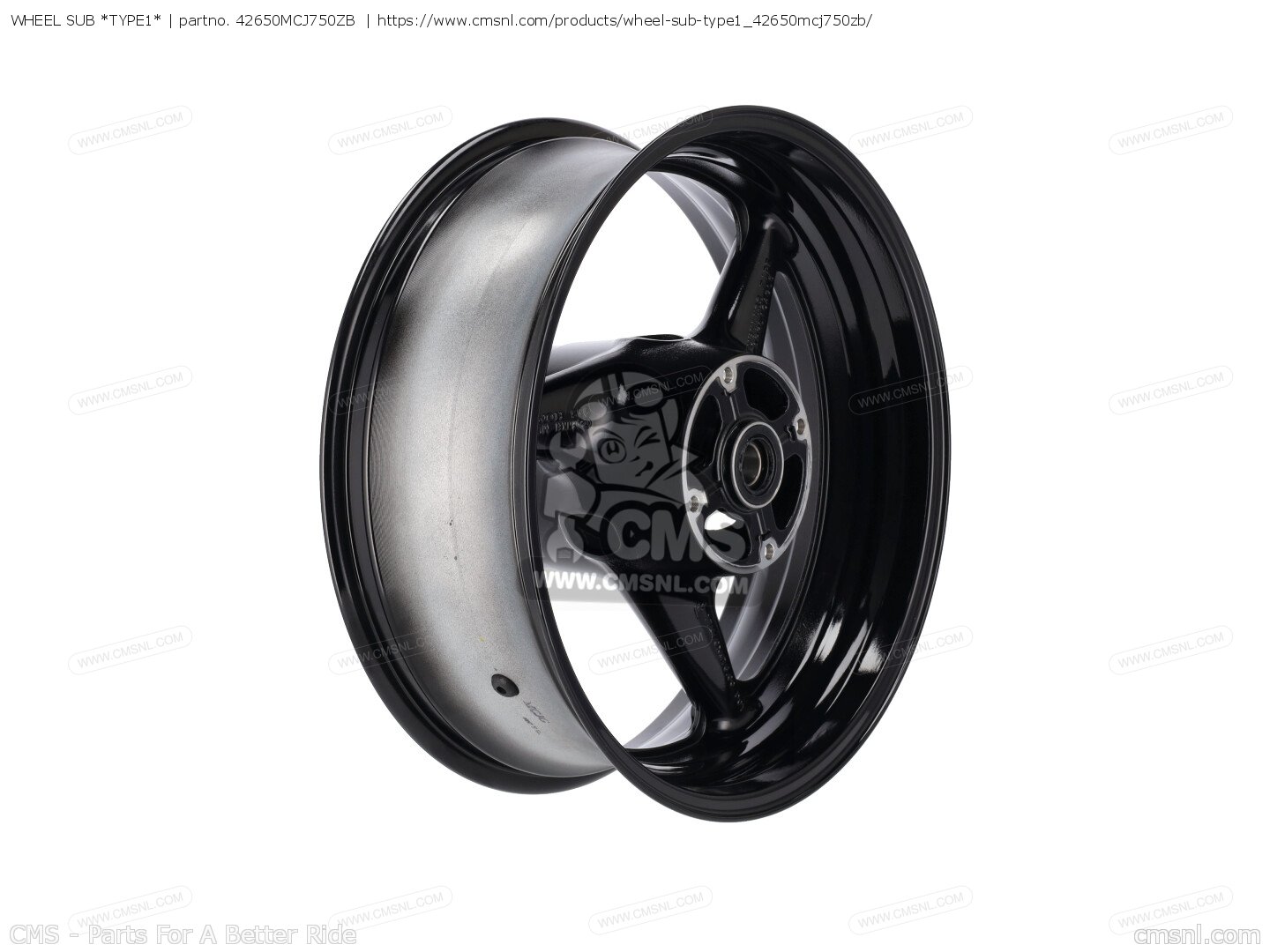 WHEEL SUB *TYPE1* for Honda - order at CMSNL