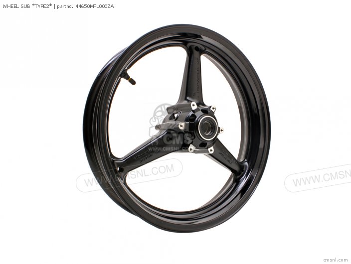 44650MFL000ZA: WHEEL SUB *TYPE2* Honda - buy the 44650-MFL-000ZA at CMSNL