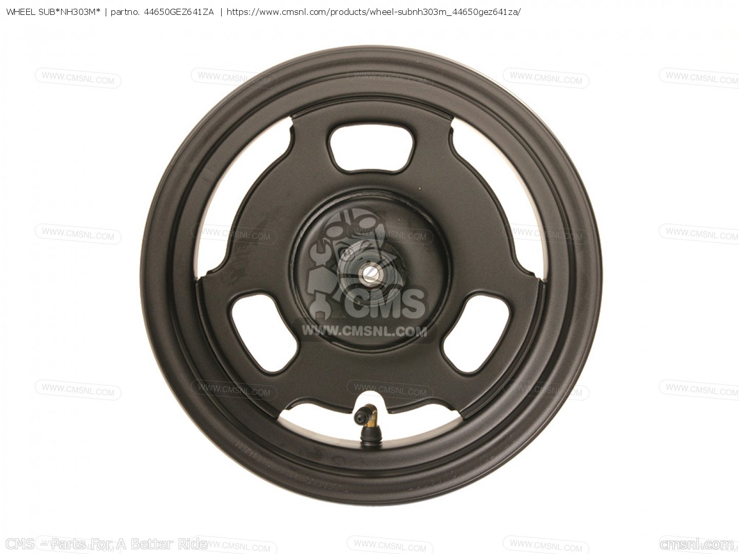 44650GEZ641ZA: WHEEL SUB*NH303M* Honda - buy the 44650-GEZ-641ZA at CMSNL