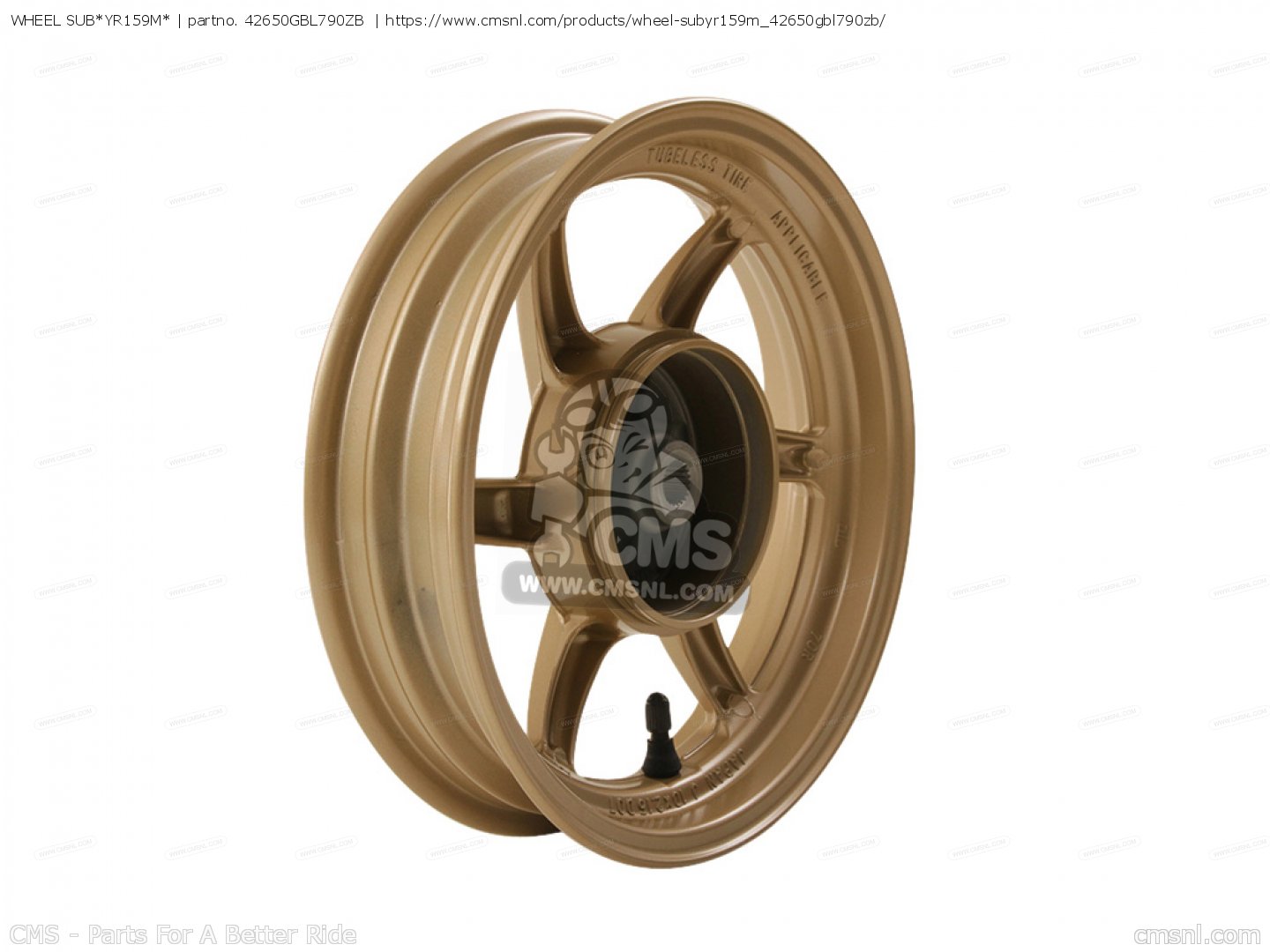 WHEEL SUB*YR159M* for SKX50S 2002 (2) SMART DIO Z4 (JAPAN) AF57-110 ...