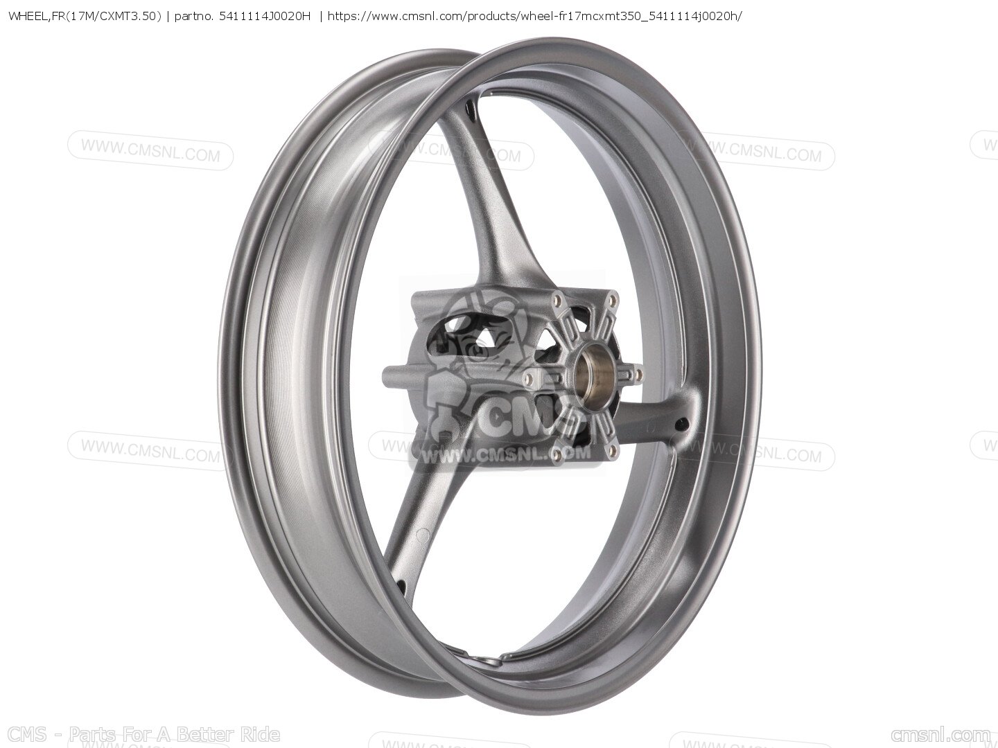5411114J0020H: Wheel,fr(17m/cxmt3.50) Suzuki - buy the 54111-14J00-20H ...
