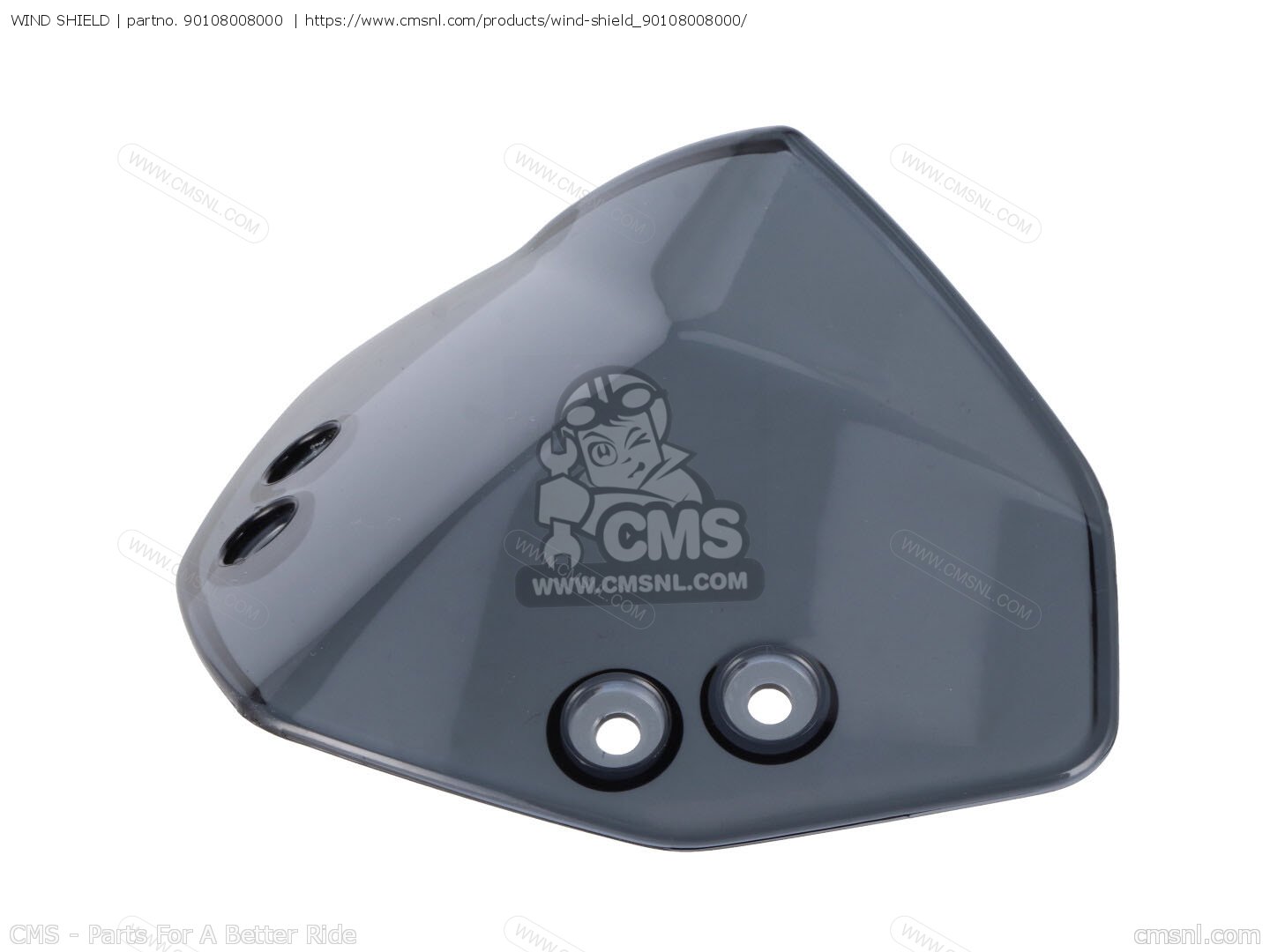 WIND SHIELD for 200 Duke, black-CKD Brazil 2019 - order at CMSNL