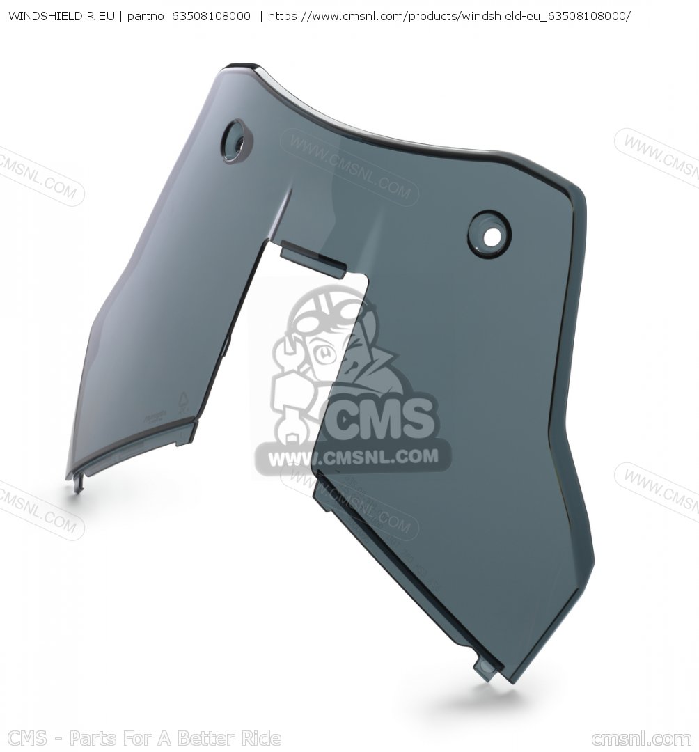 63508108000: WINDSHIELD R EU KTM - buy the 63508108000 at CMSNL
