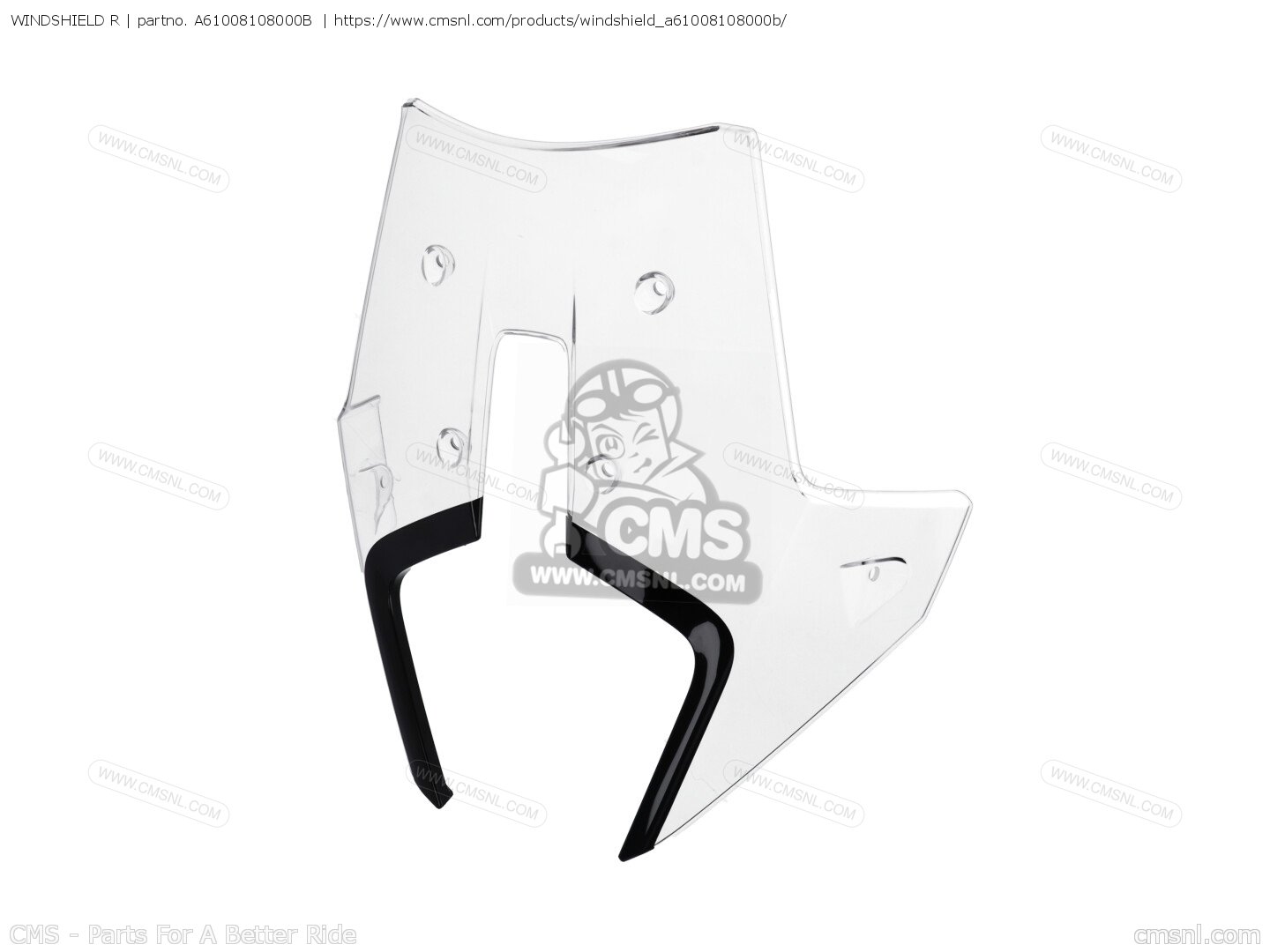 A61008108000B: WINDSHIELD R GASGAS - buy the A61008108000 at CMSNL