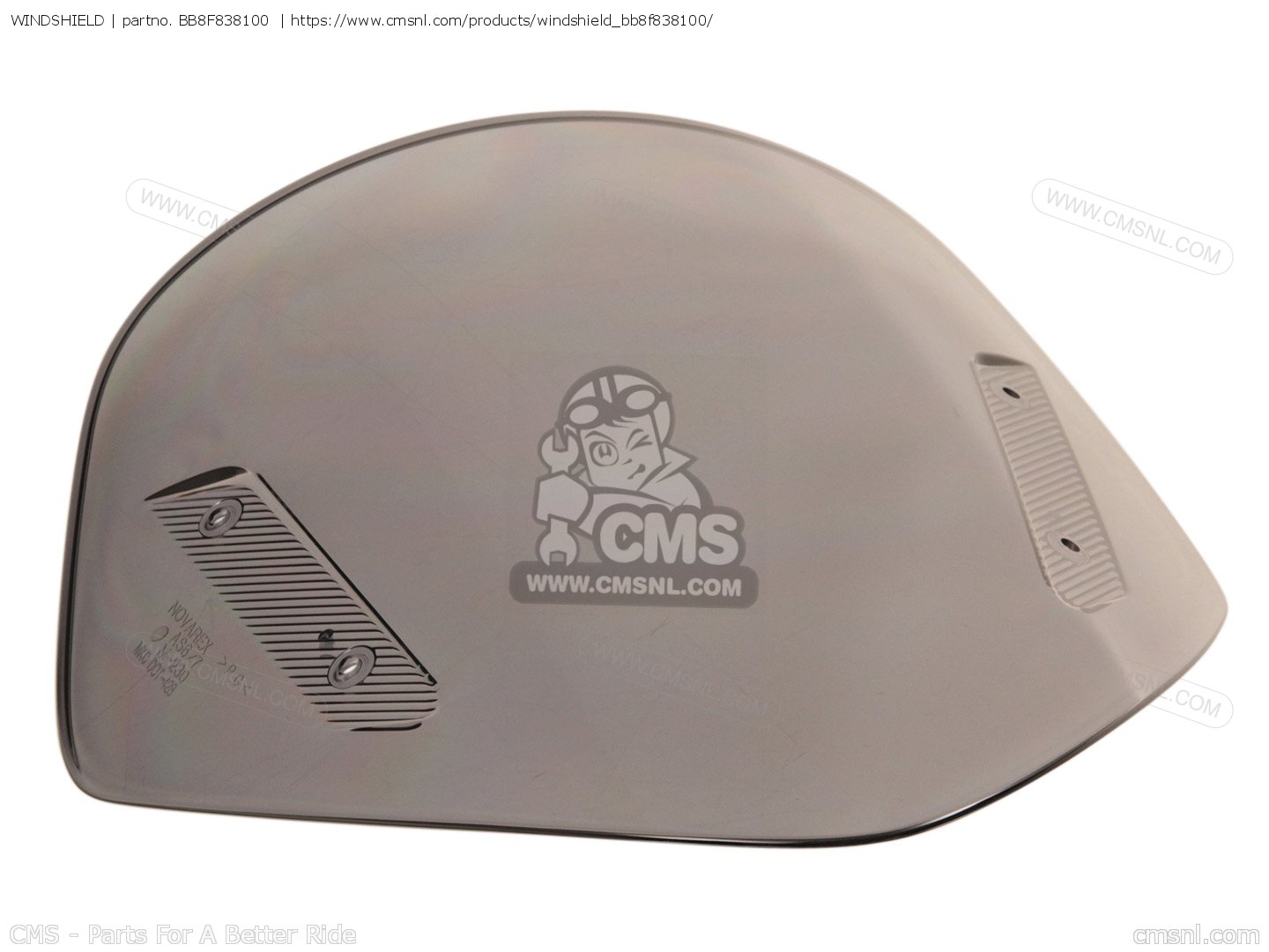 BB8F838100: WINDSHIELD Yamaha - buy the BB8-F8381-00-00 at CMSNL