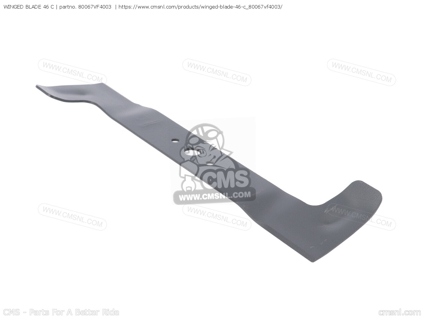 80067VF4003: WINGED BLADE 46 C Honda - buy the 80067-VF4-003 at CMSNL