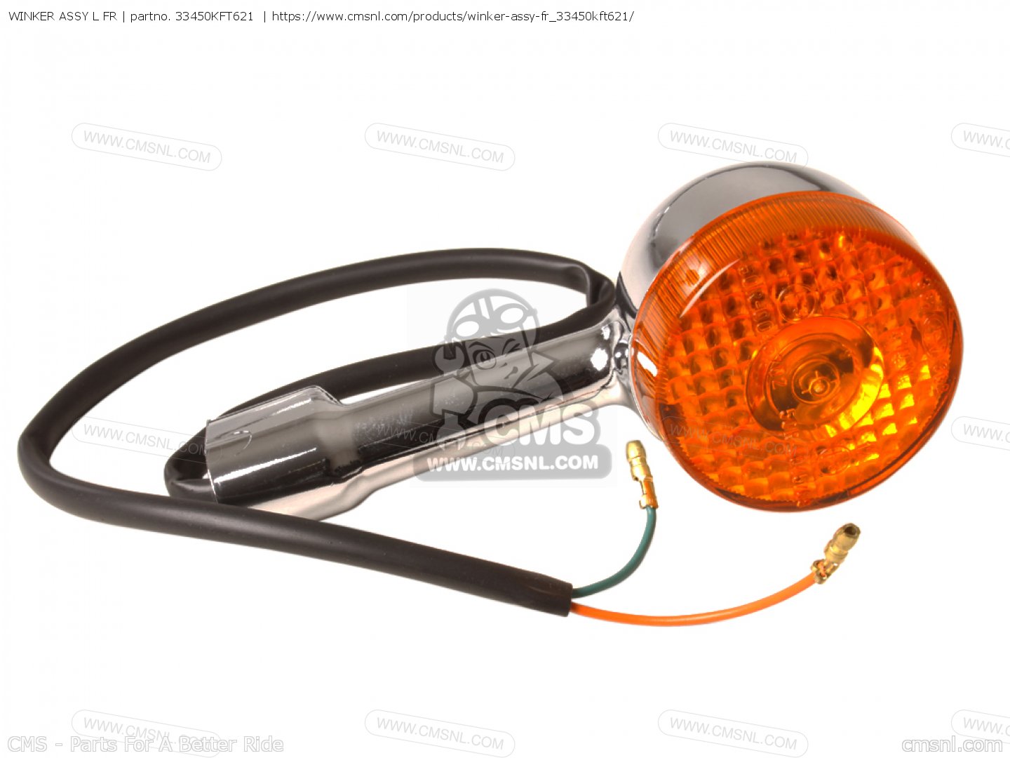 33450KFT621: Winker Assy L Fr Honda - buy the 33450-KFT-621 at CMSNL