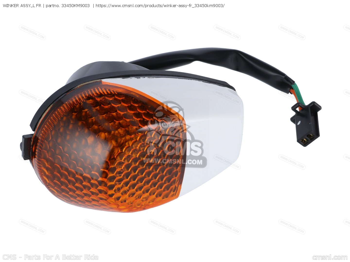 WINKER ASSY.,L FR for NS400R 1985 (F) AUSTRALIA - order at CMSNL