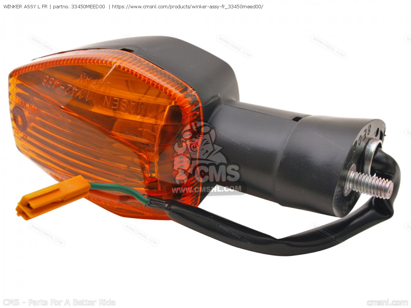 33450MEED00: Winker Assy L Fr Honda - buy the 33450-MEE-D00 at CMSNL