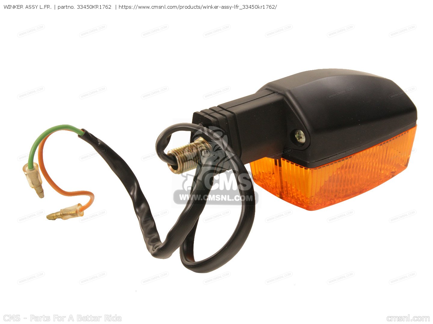 33450KR1762: Winker Assy L.fr. Honda - buy the 33450-KR1-762 at CMSNL