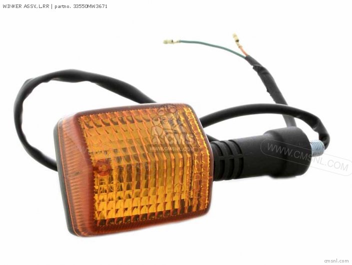 33550MW3671: Winker Assy.,l.rr Honda - buy the 33550-MW3-671 at CMSNL