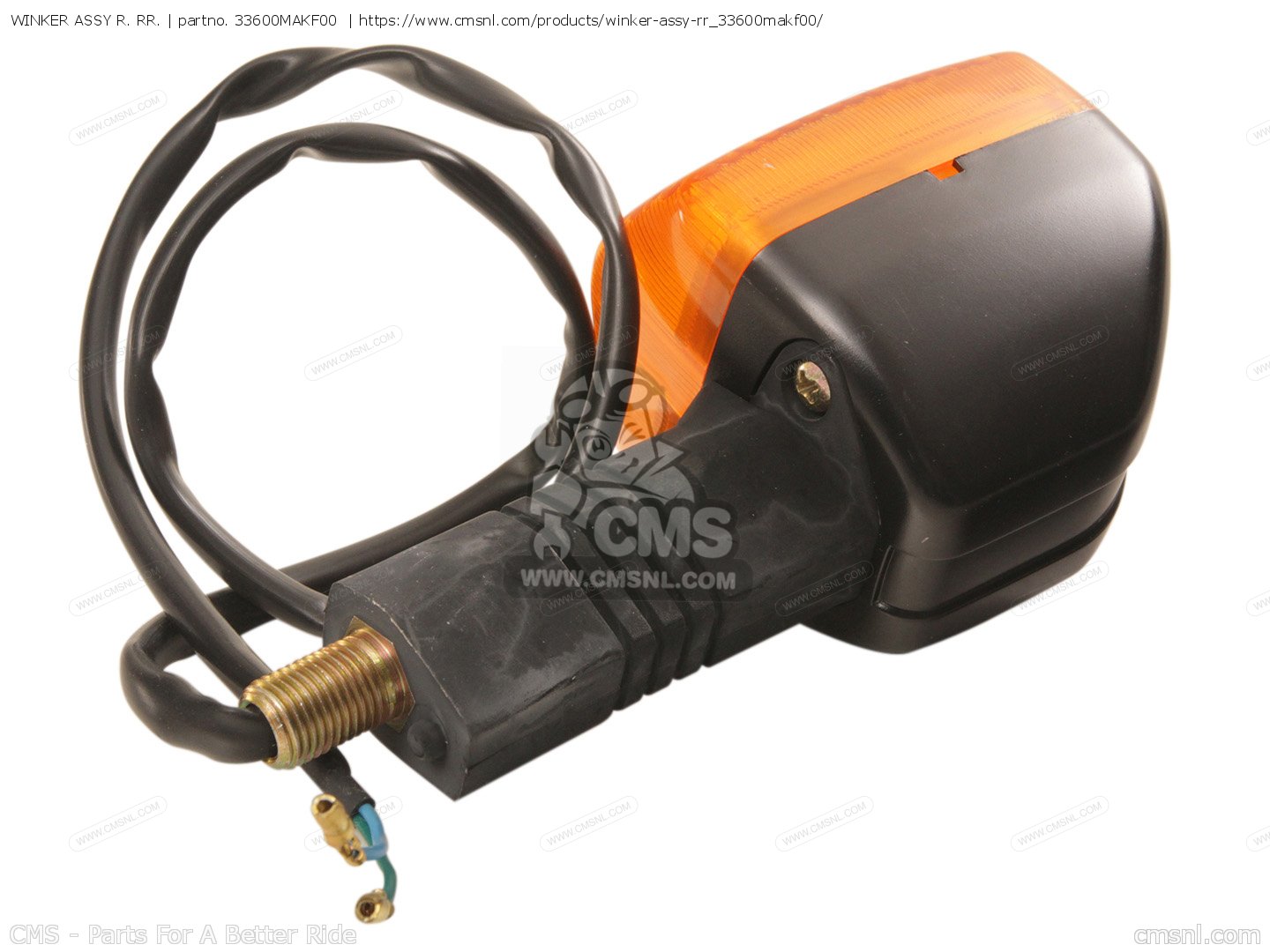 33600MAKF00: WINKER ASSY R. RR. Honda - buy the 33600-MAK-F00 at CMSNL