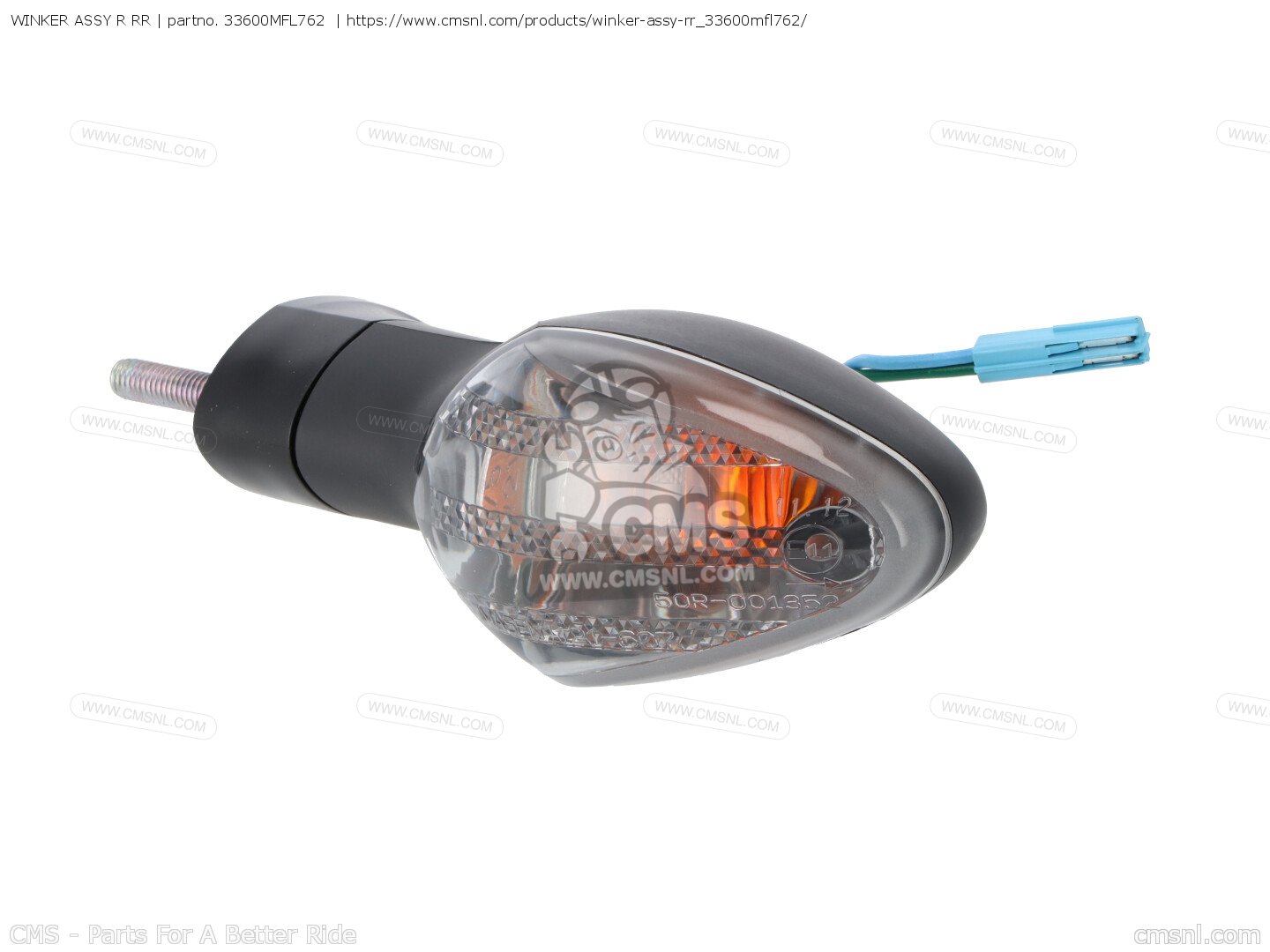 33600MFL762: WINKER ASSY R RR Honda - buy the 33600-MFL-762 at CMSNL