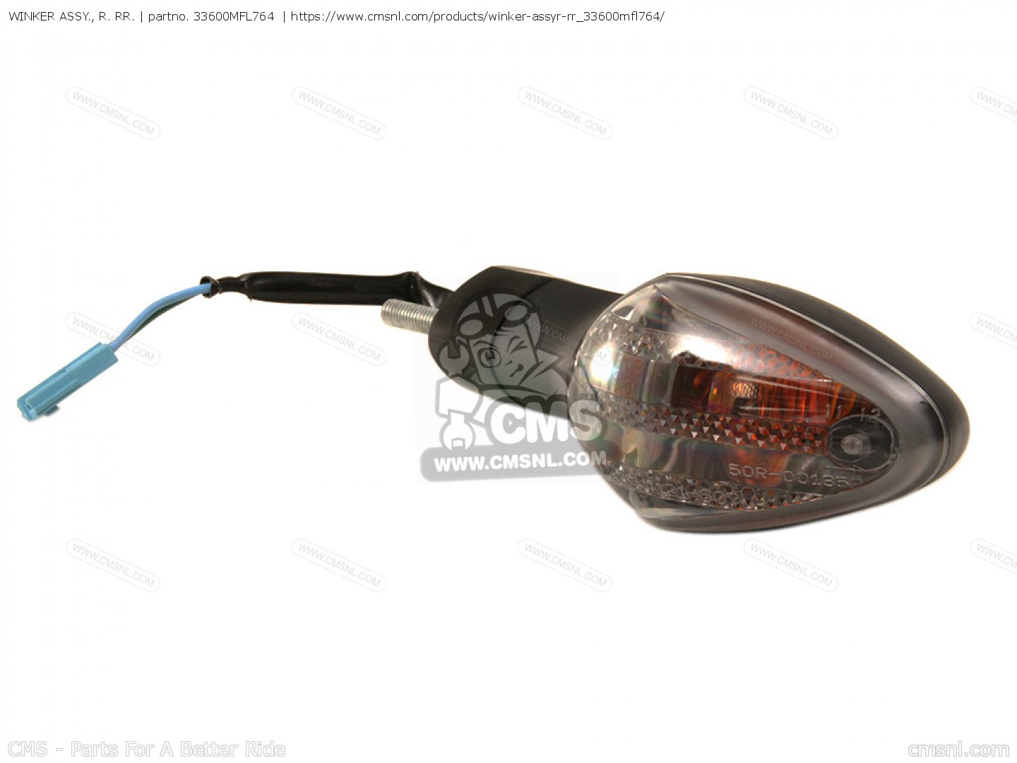 33600MFL764: WINKER ASSY R RR Honda - buy the 33600-MFL-764 at CMSNL