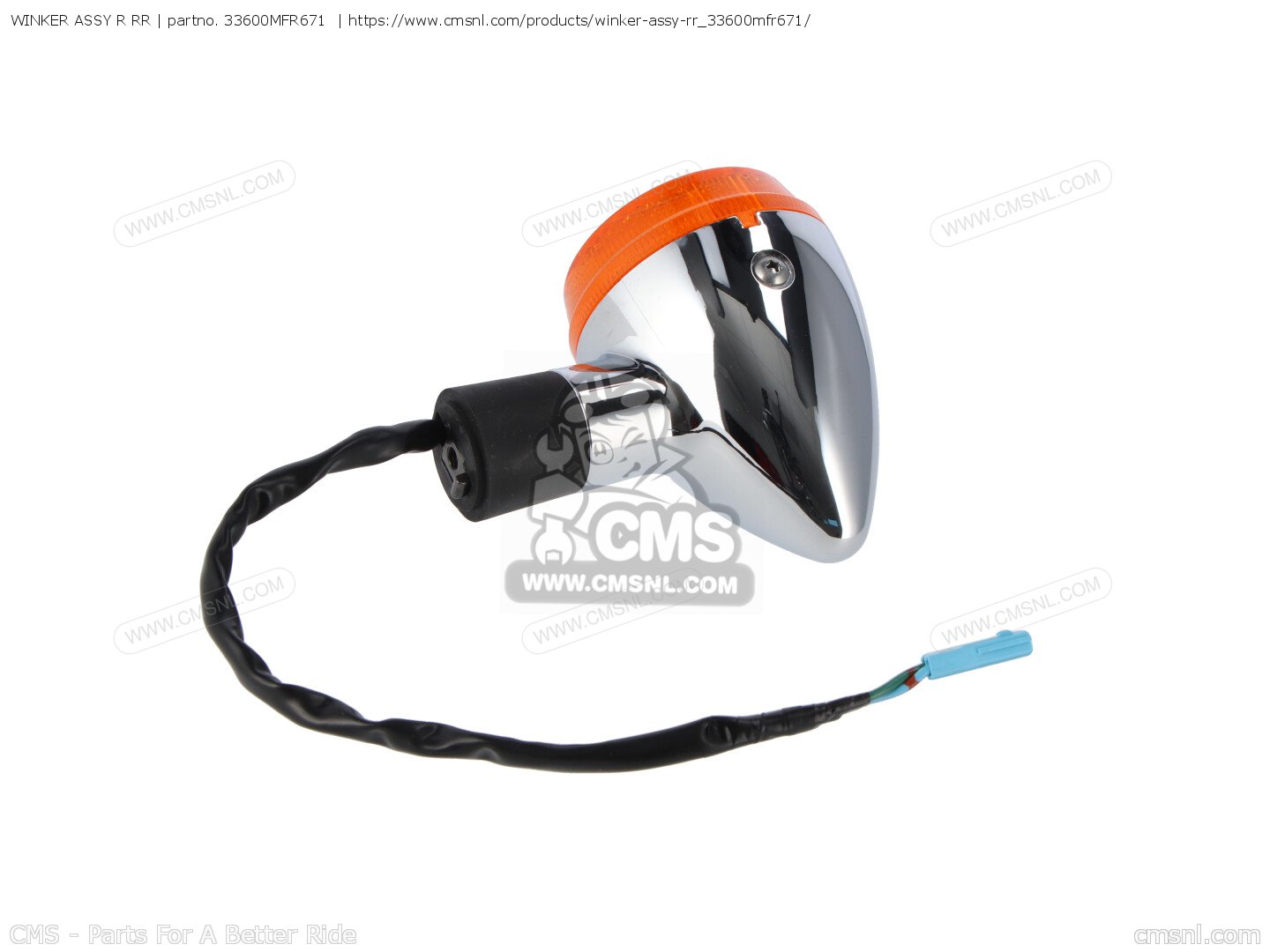 33600MFR671: Winker Assy R Rr Honda - buy the 33600-MFR-671 at CMSNL