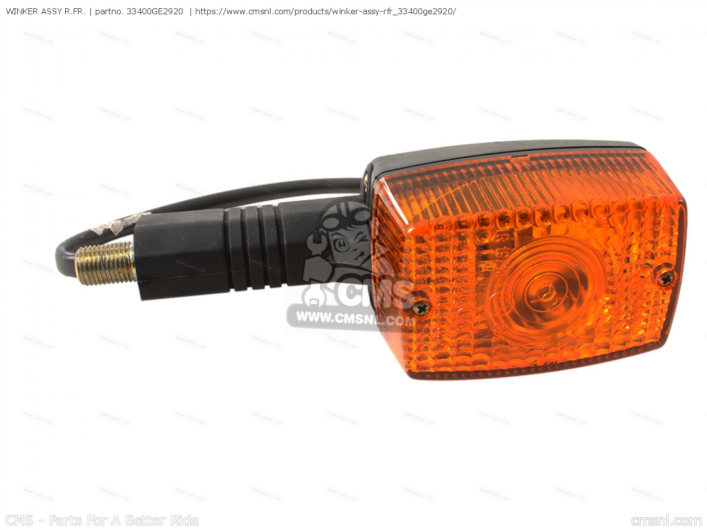 33400GE2920: WINKER ASSY R.FR. Honda - buy the 33400-GE2-920 at CMSNL