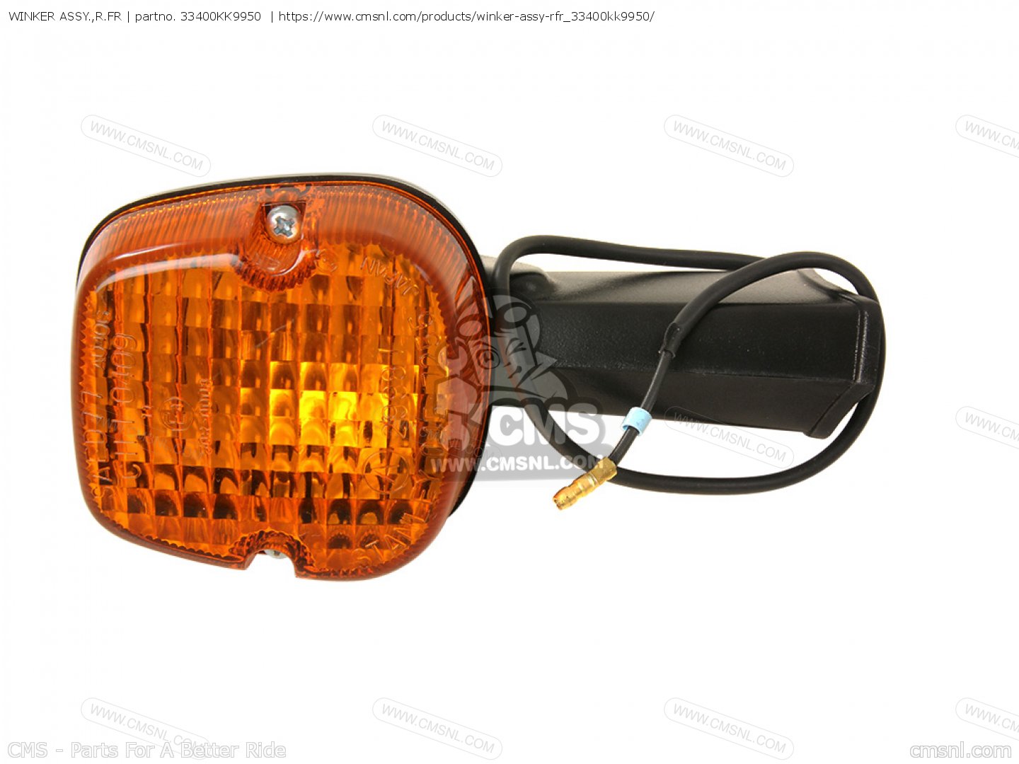 WINKER ASSY.,R.FR for CB250N 1981 (B) ENGLAND - order at CMSNL