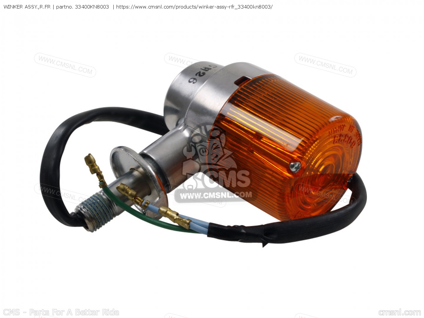 WINKER ASSY.,R.FR for GB500 1985 (F) JAPAN PC16-100 - order at CMSNL