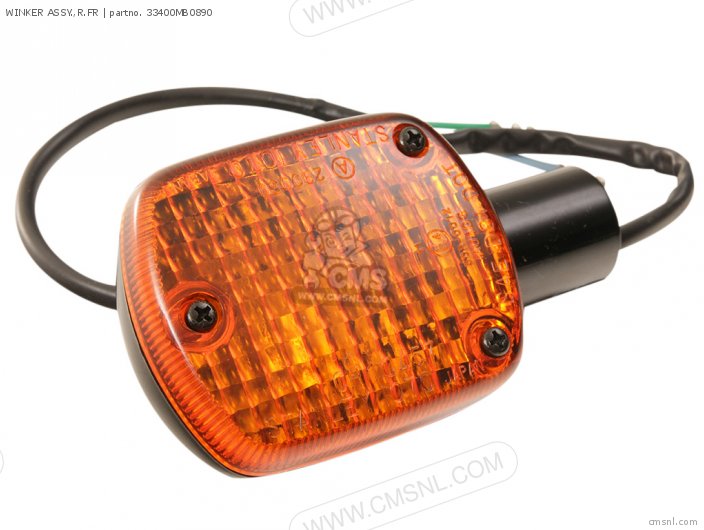 33400MB0890: Winker Assy.,r.fr Honda - buy the 33400-MB0-890 at CMSNL