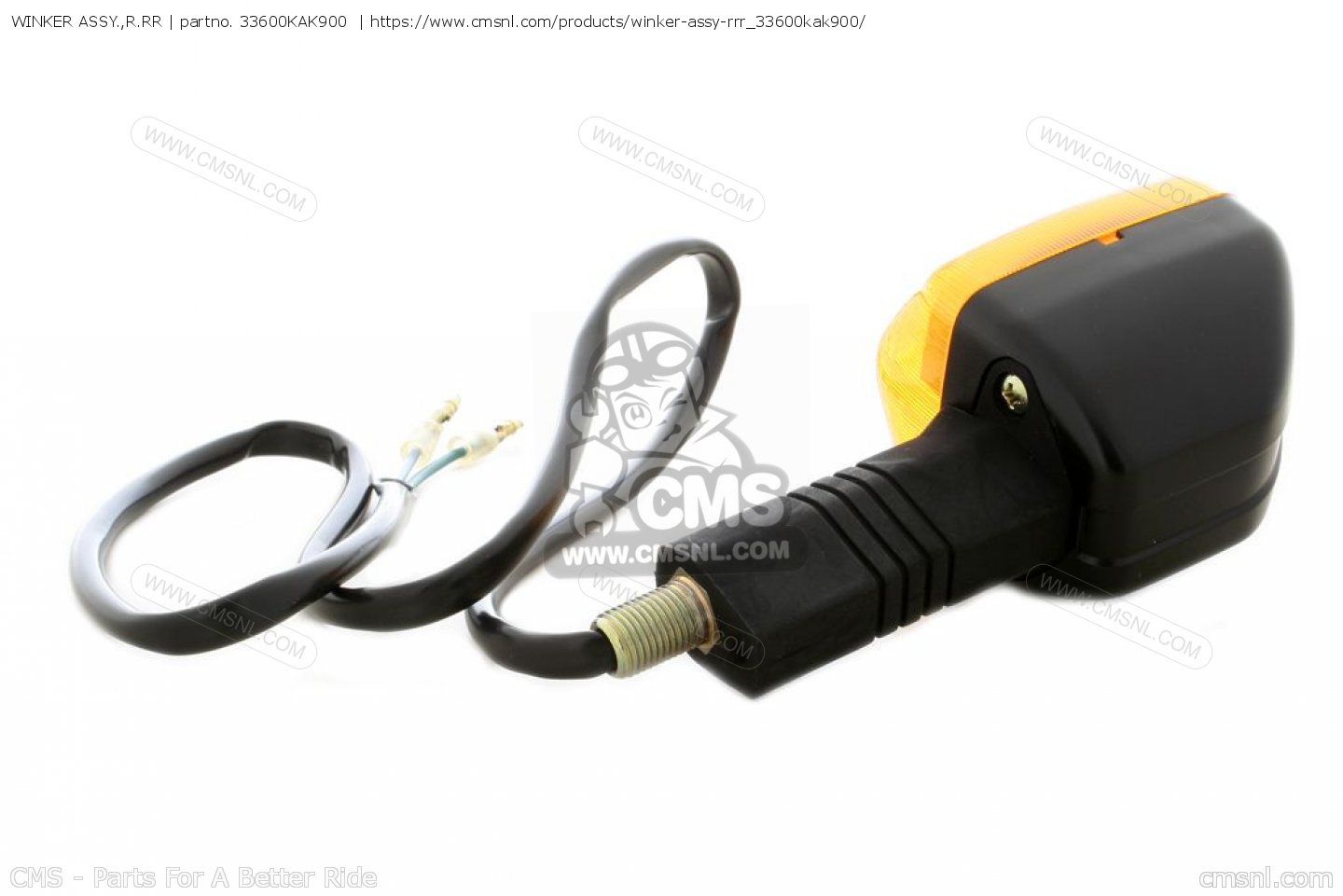 33600KAK900: Winker Assy.,r.rr Honda - buy the 33600-KAK-900 at CMSNL