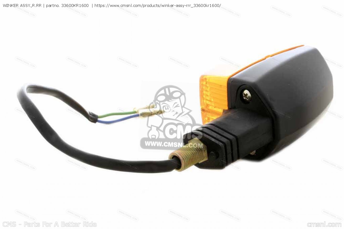33600KR1600: Winker Assy.,r.rr Honda - buy the 33600-KR1-600 at CMSNL