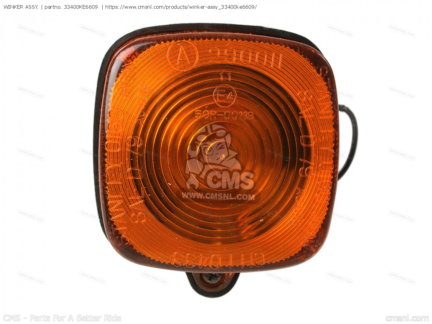 33400KE6609: WINKER ASSY. Honda - buy the 33400-KE6-609 at CMSNL