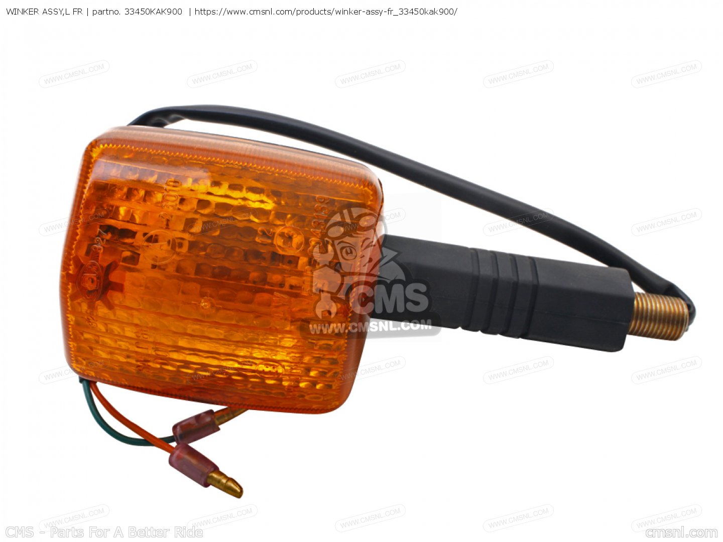 33450KAK900: Winker Assy,l Fr Honda - buy the 33450-KAK-900 at CMSNL
