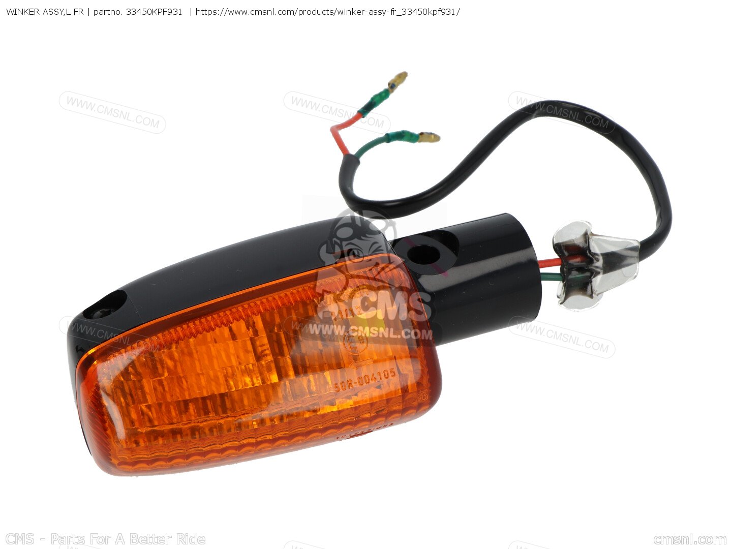 33450KPF931: Winker Assy,l Fr Honda - buy the 33450-KPF-931 at CMSNL