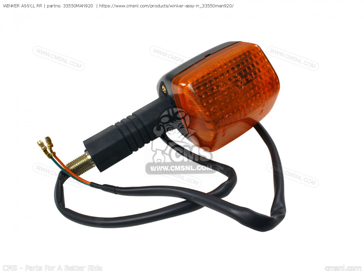 33550MAN920: Winker Assy,l Rr Honda - buy the 33550-MAN-920 at CMSNL
