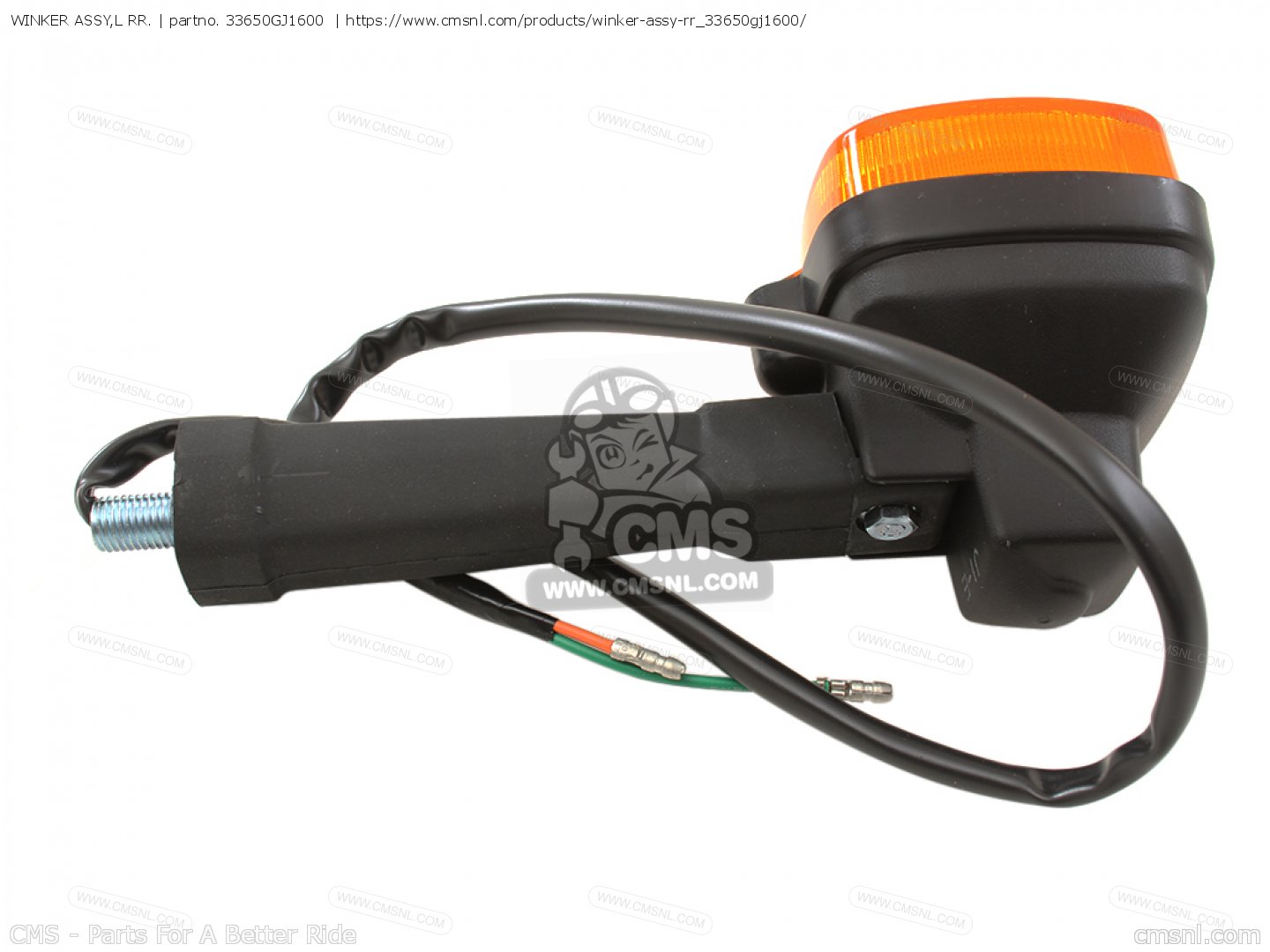 33650GJ1600: Winker Assy,l Rr. Honda - buy the 33650-GJ1-600 at CMSNL