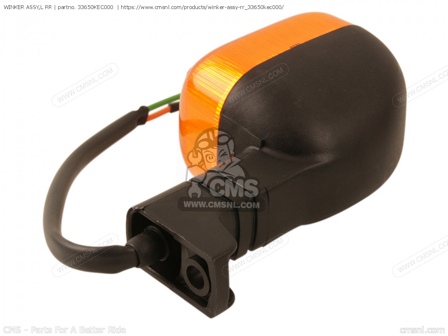 33650KEC000: WINKER ASSY,L RR Honda - buy the 33650-KEC-000 at CMSNL