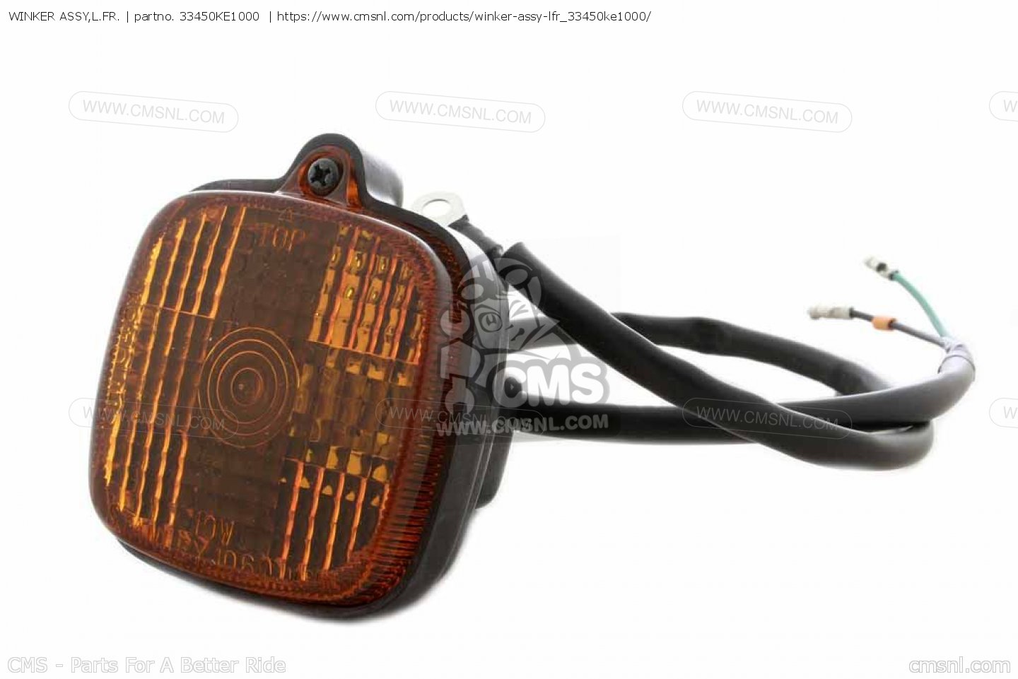 33450KE1000: Winker Assy,l.fr. Honda - buy the 33450-KE1-000 at CMSNL