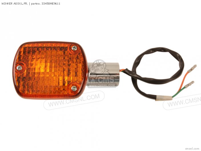 33450ME9611: WINKER ASSY,L.FR. Honda - buy the 33450-ME9-611 at CMSNL