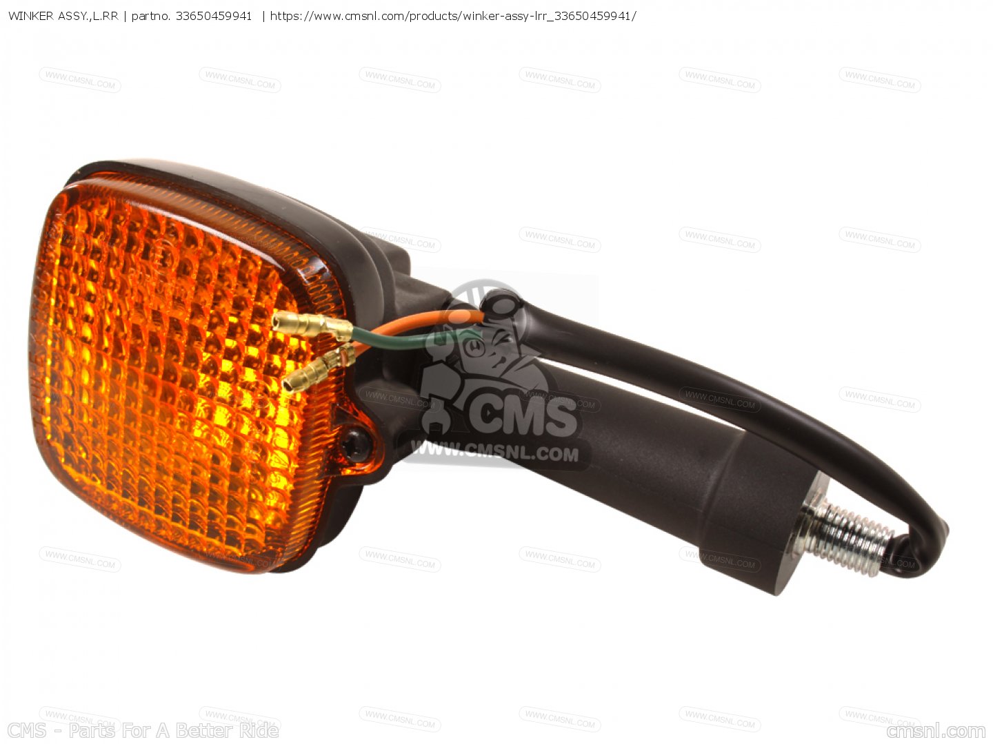 33650459941: WINKER ASSY.,L.RR Honda - buy the 33650-459-941 at CMSNL