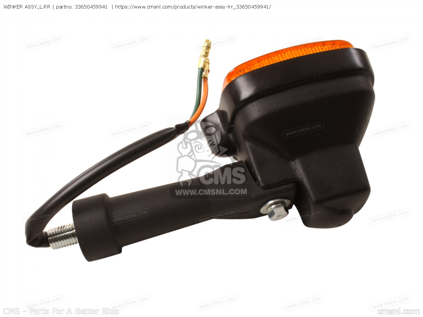 33650459941: WINKER ASSY.,L.RR Honda - buy the 33650-459-941 at CMSNL