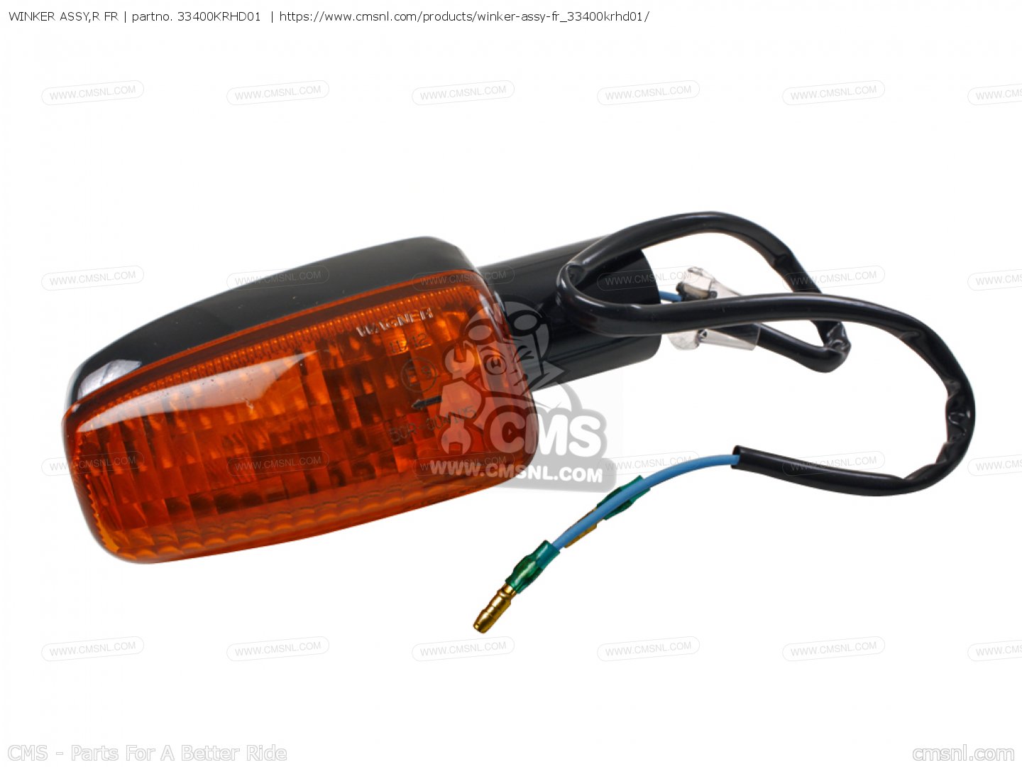 33400KRHD01: Winker Assy,r Fr Honda - buy the 33400-KRH-D01 at CMSNL