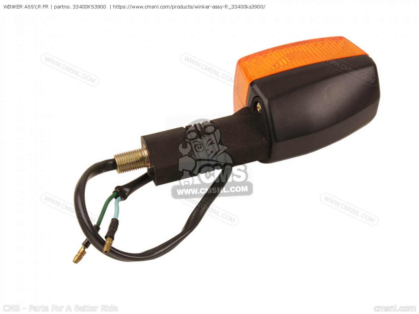33400KS3900: Winker Assy,r Fr Honda - buy the 33400-KS3-900 at CMSNL