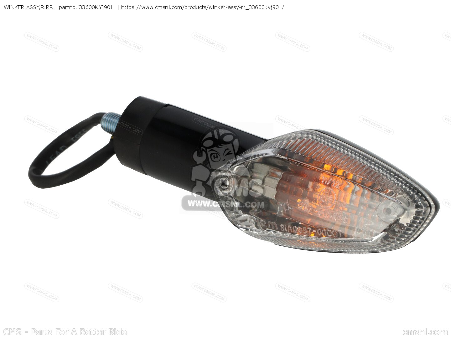 33600KYJ901: Winker Assy,r Rr Honda - buy the 33600-KYJ-901 at CMSNL